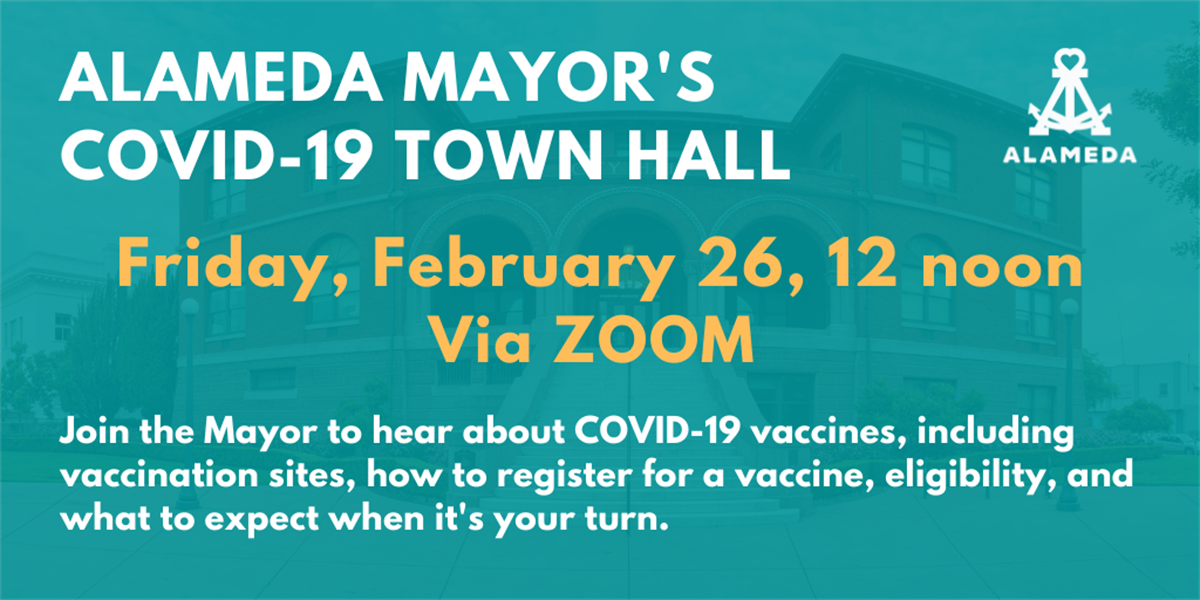 Mayor's 2/26 COVID-19 Town Hall | City of Alameda